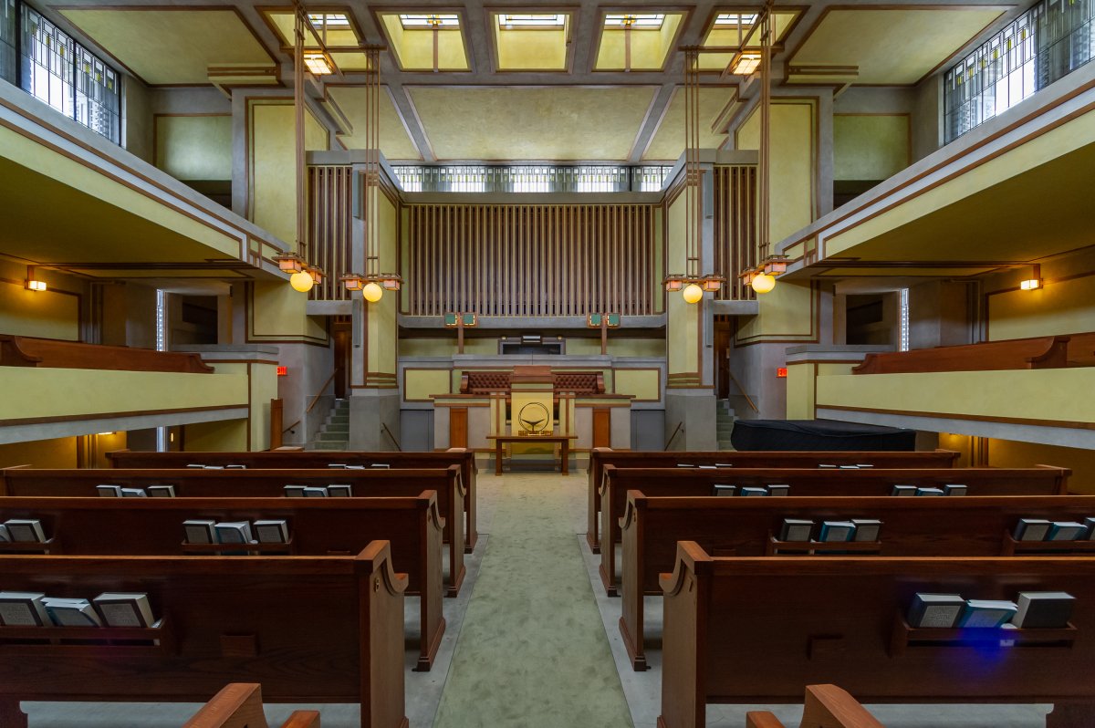 YINJISPACE - Frank Lloyd Wright x 1908 Unity Temple
